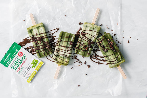 Matcha Green Tea Popsicles