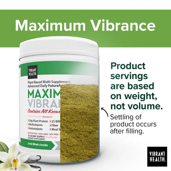 Maximum Vibrance Vanilla - Protein and Greens Powder